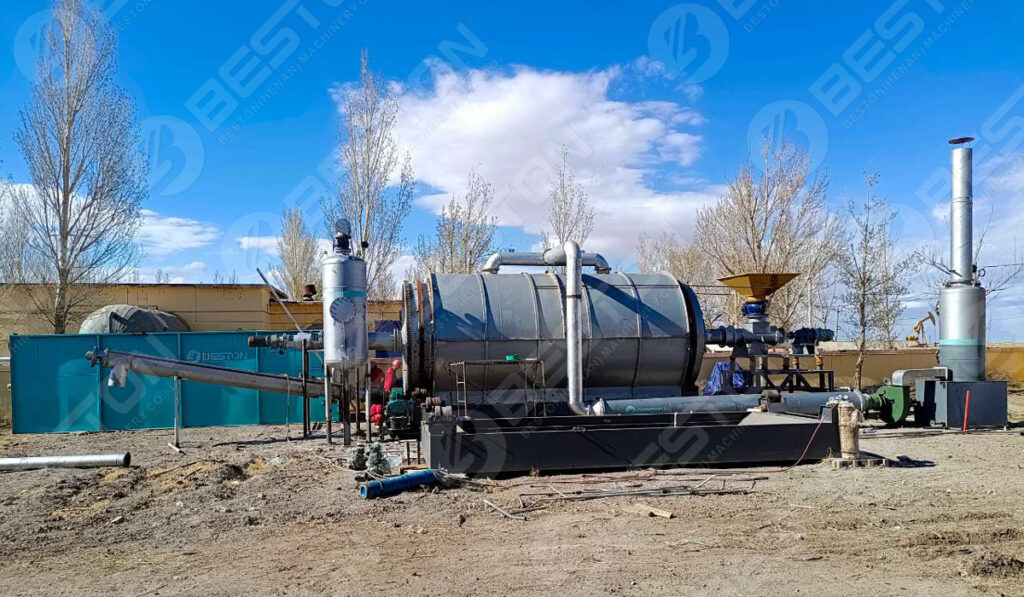 Beston BLJ-16 Oil Sludge Pyrolysis Plant Installed in Inner Mongolia ...