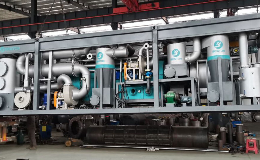 BST-05pro Mobile Biochar Making Machine Shipped to India