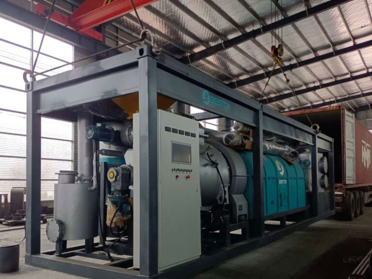 BST-05pro Mobile Biochar Making Machine Shipped to India
