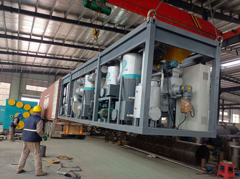 BST-05pro Mobile Biochar Making Machine Shipped to India