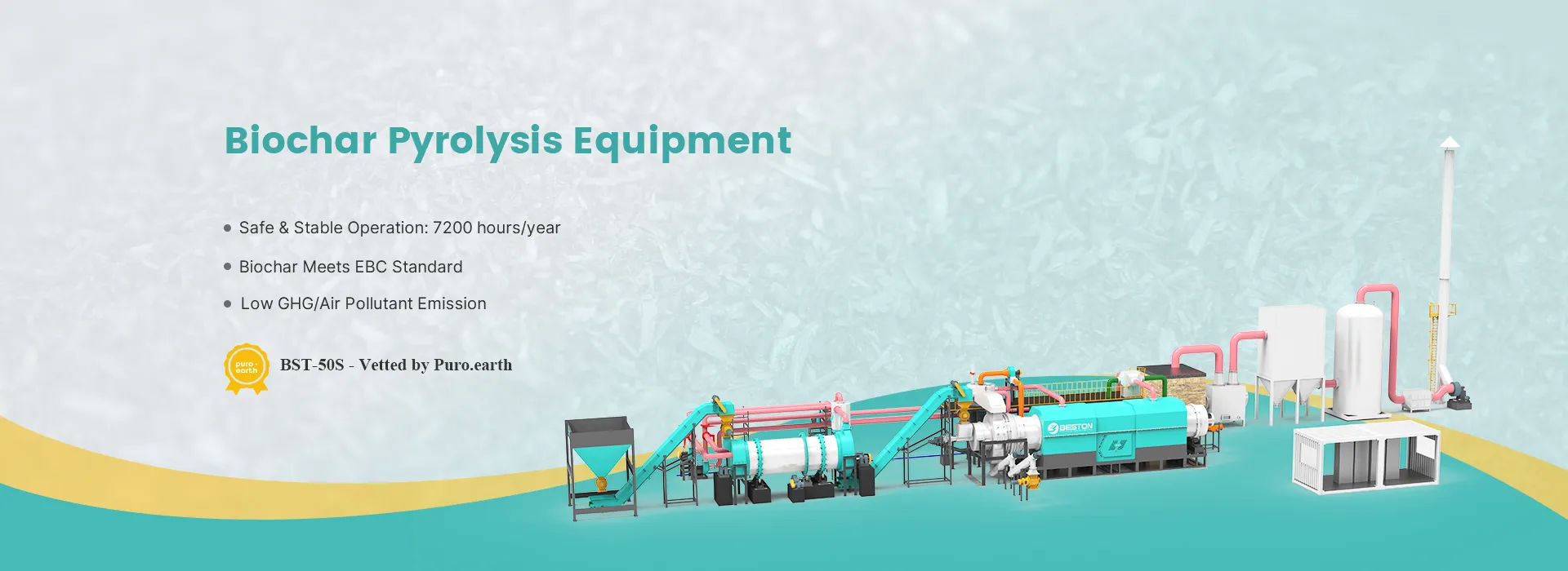 Biochar Pyrolysis Equipment: Sustainable & Profitable Solution